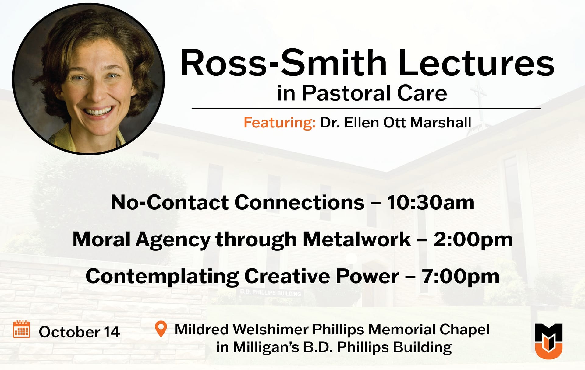 Emmanuel’s Ross-Smith Lectures welcomes Dr. Ellen Ott Marshall ...