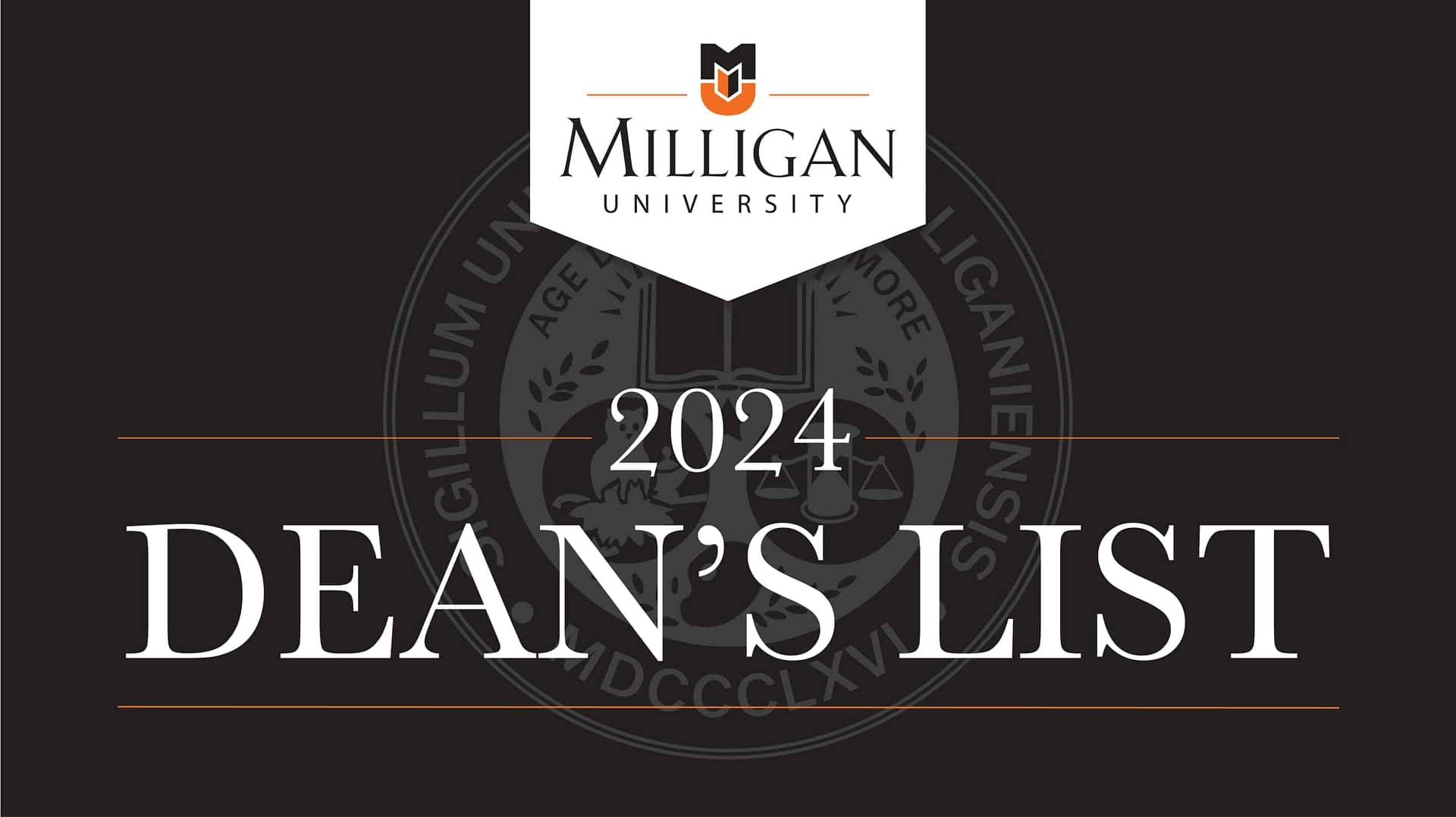 2024 Spring Dean’s List - Milligan University